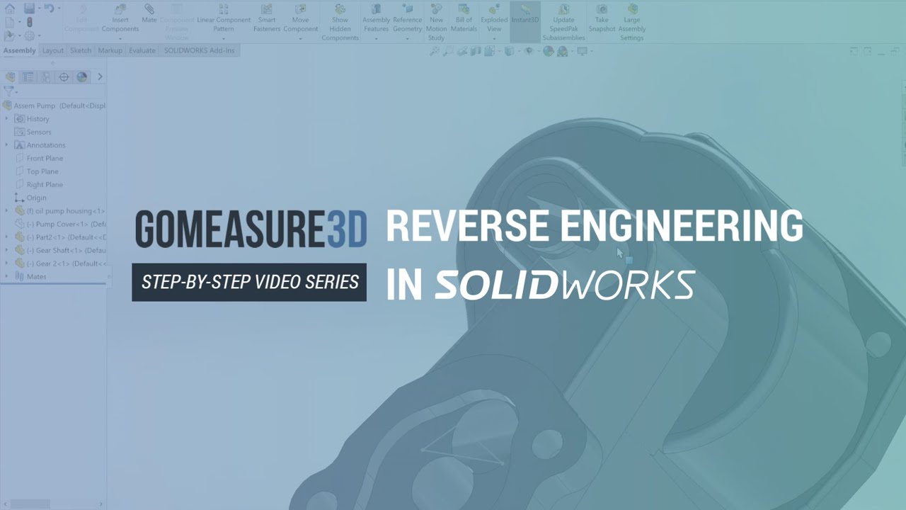 Preview Reverse Engineering In Solidworks Scan To Cad Video Series