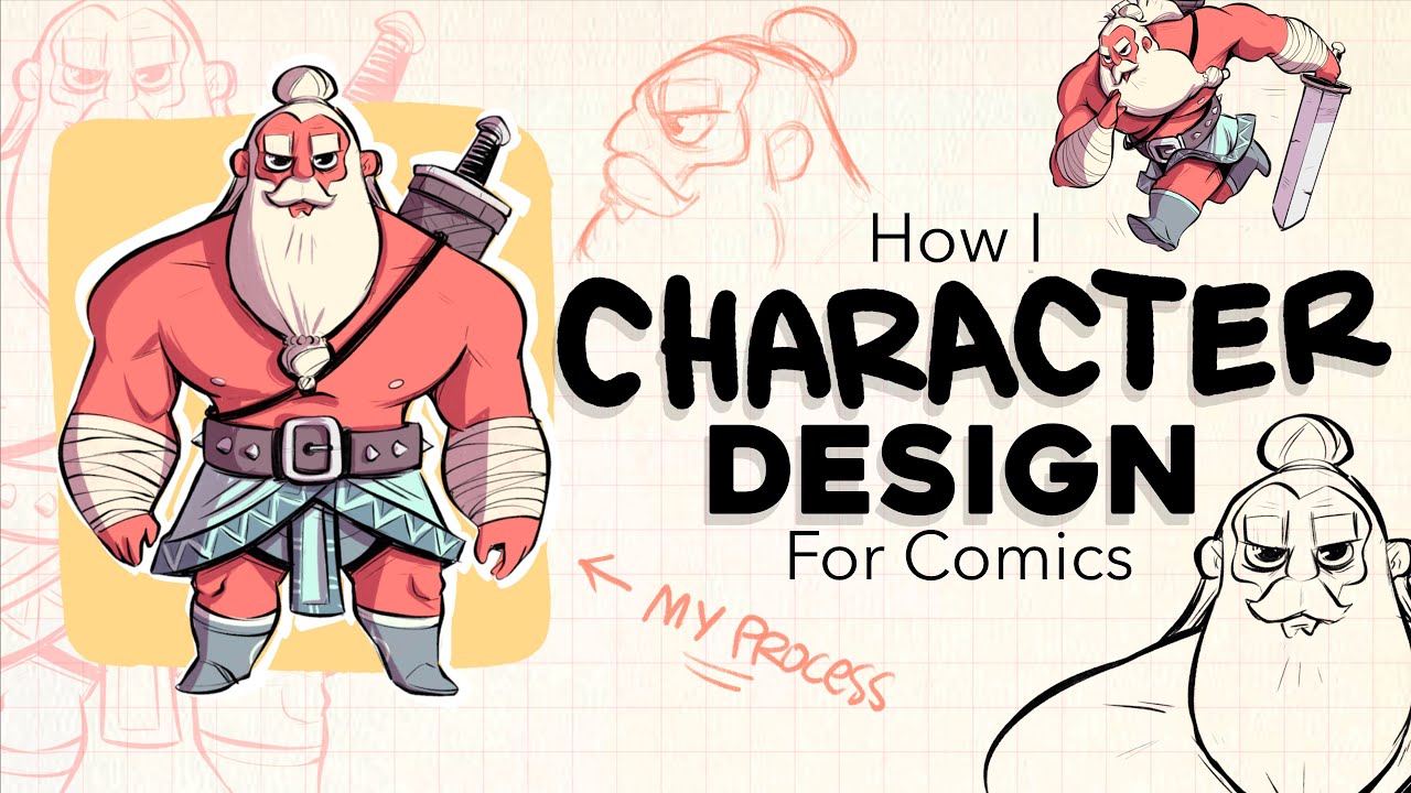 How I Design Characters For My Comics The Process Part 2 Youtube
