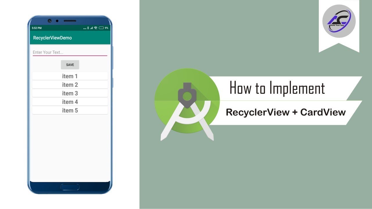 Android Studio Recyclerview Cardview Creditkse