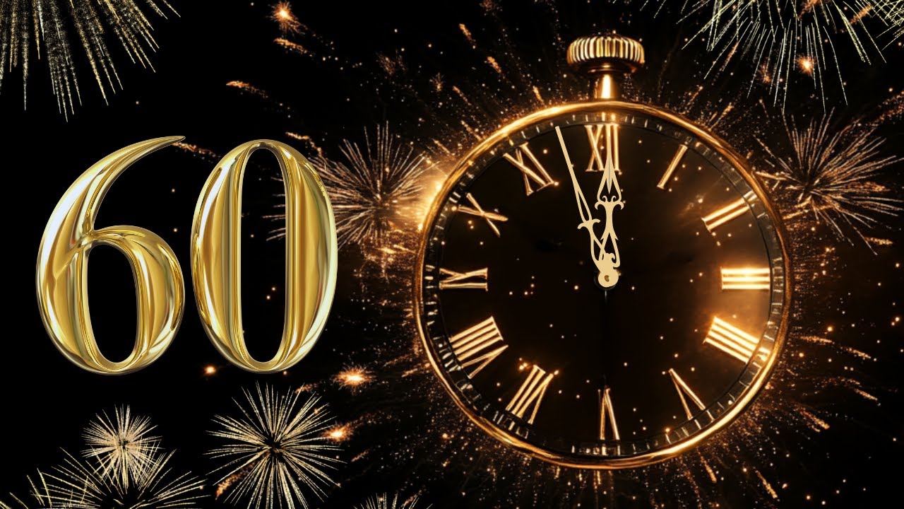 New Year Countdown 2025 рџћ Best New Year Countdown 60 Seconds Timer рџћ