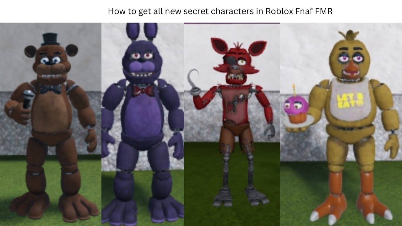 How To Get New Secret Characters In Roblox Fnaf Fmr Youtube