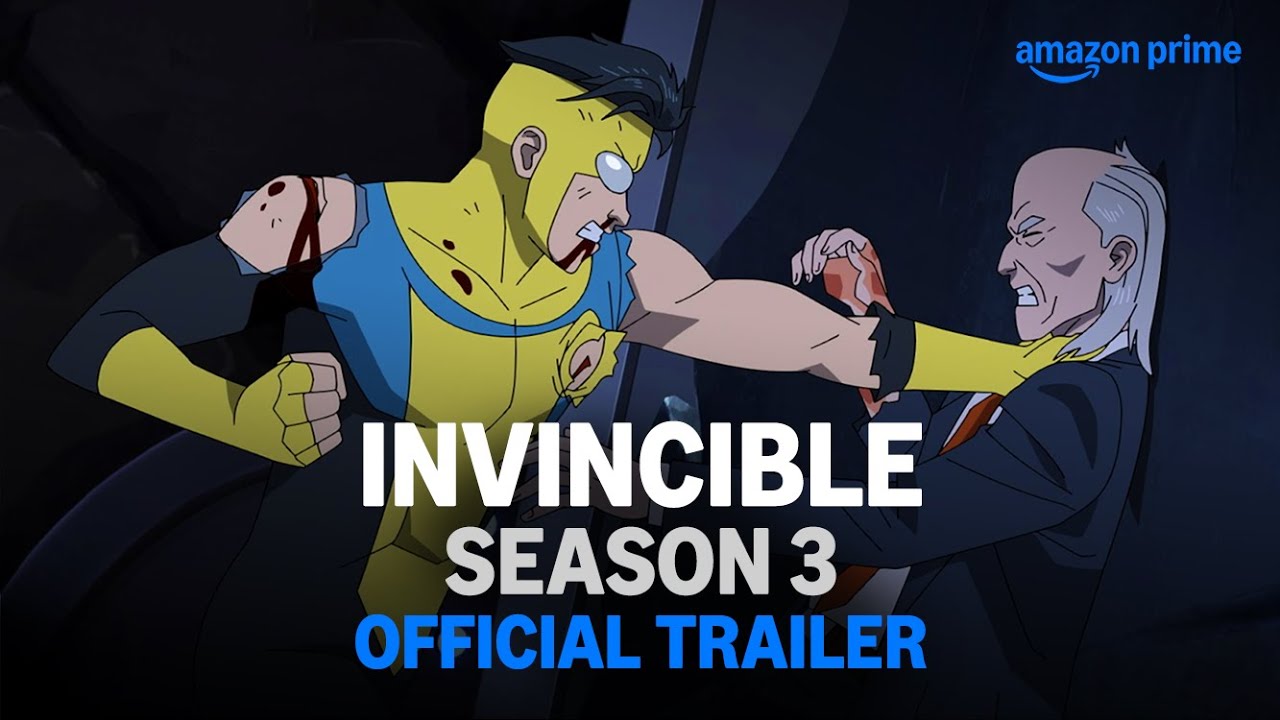 Invincible Season 3 Official Trailer Prime Video India Youtube