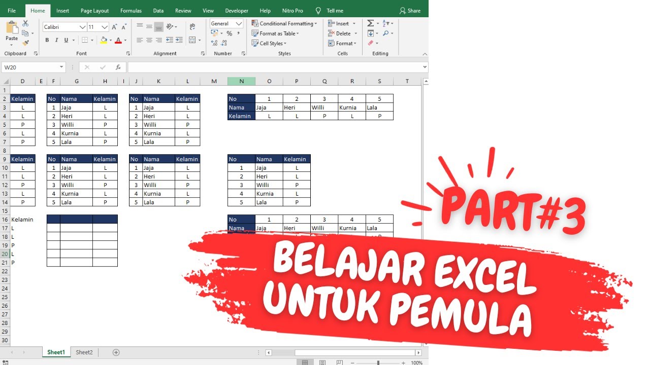 Belajar Excel Pemula Part3 Edit Copy Cut Paste Special Dan Format