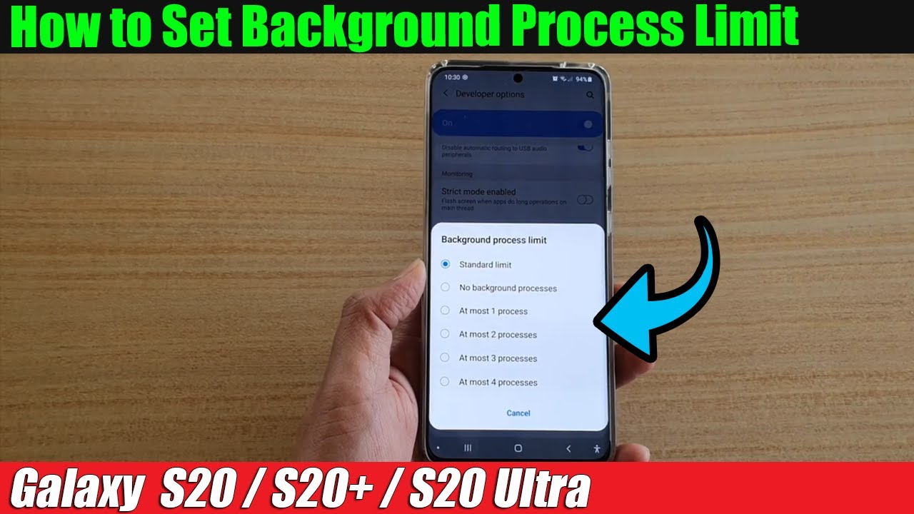 Understanding Android S Background Process Limits