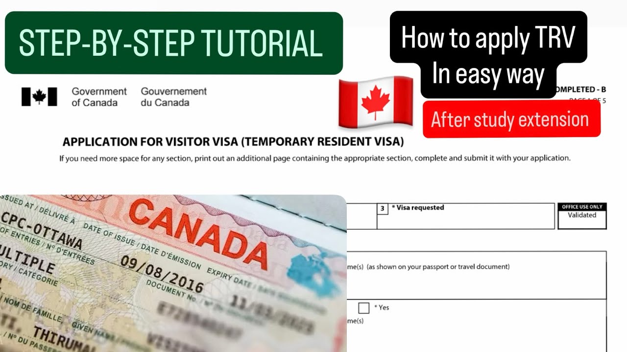 How To Apply Trv Inside Canadaрџ ёрџ Step By Step Tutorial After Study