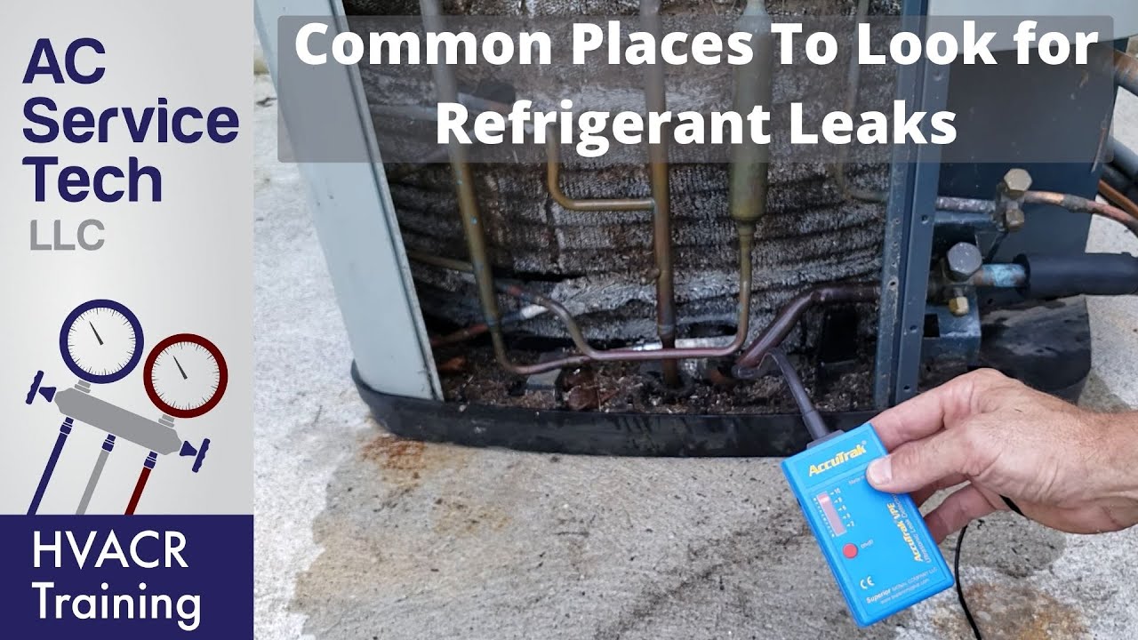 How To Find Refrigerant Leak In Ac