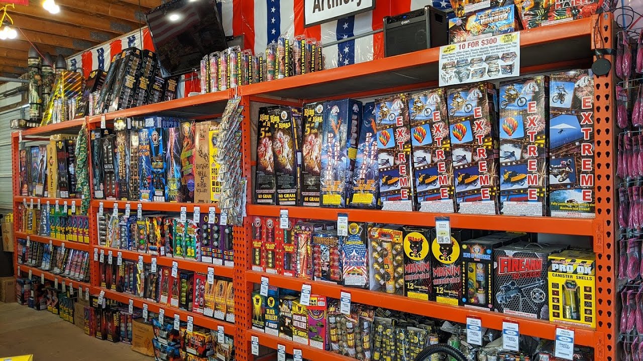 Kracklin Kirks Fireworks Store Tour Youtube