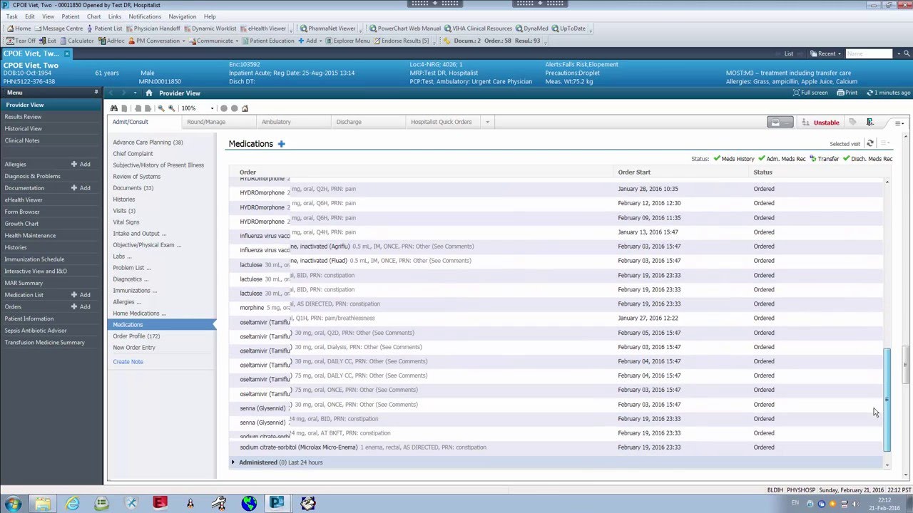 Cerner Powerchart Orders