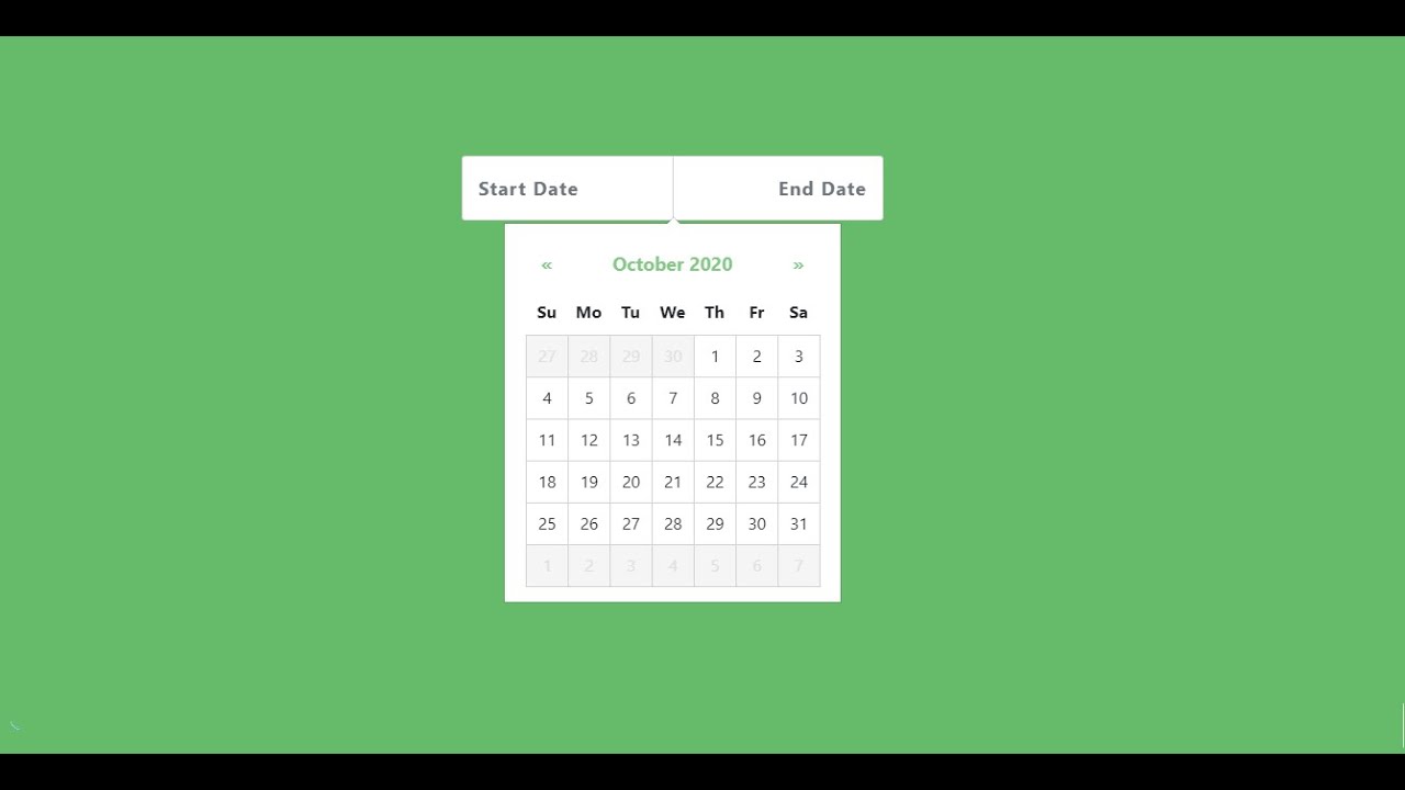 Integrating Jquery Datepicker In Html Step By Step Tutorial Date