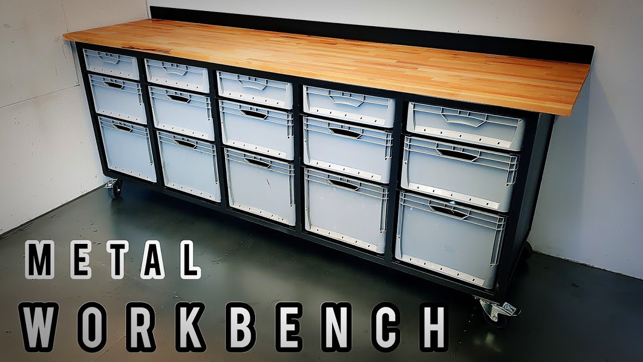 Homemade Metal Workbench Vonhaus Work Bench Heavy Duty Workbench With