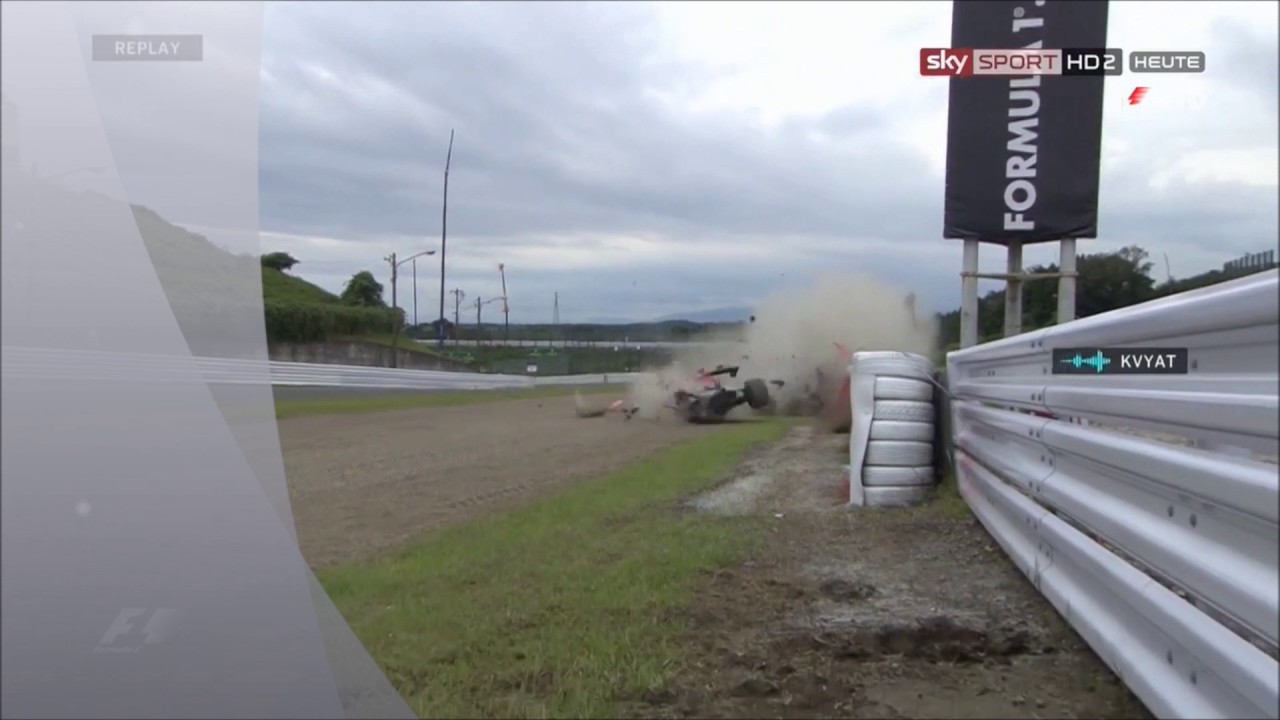 F1 Crashes In Slow Motion Youtube