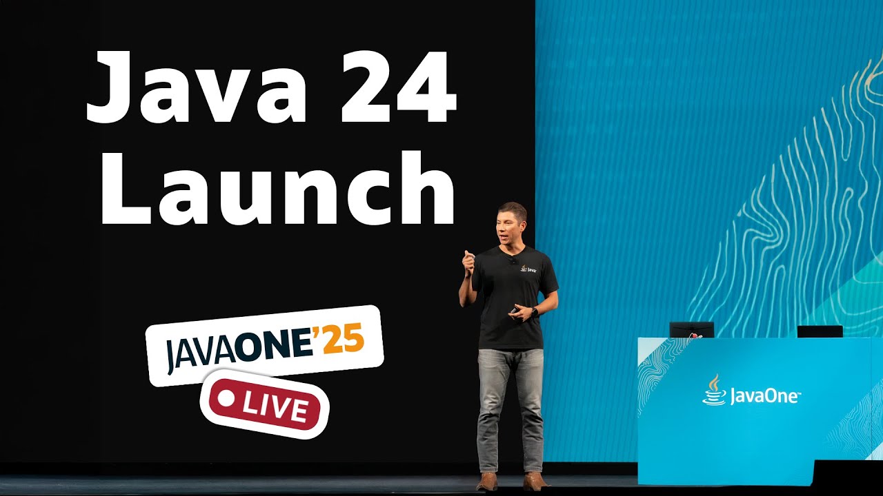 Java 24 Launch Live From Javaone 2025 Youtube
