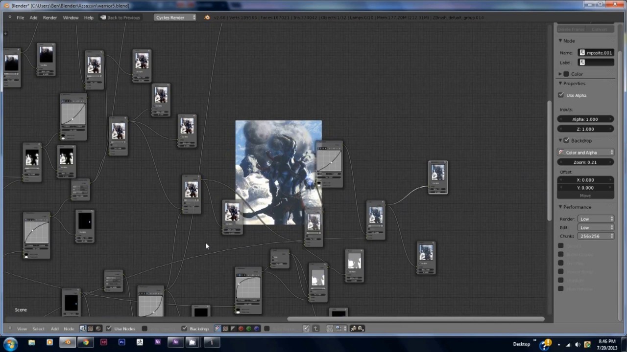 Compositing In Cycles Blender 3d Tutorial Youtube