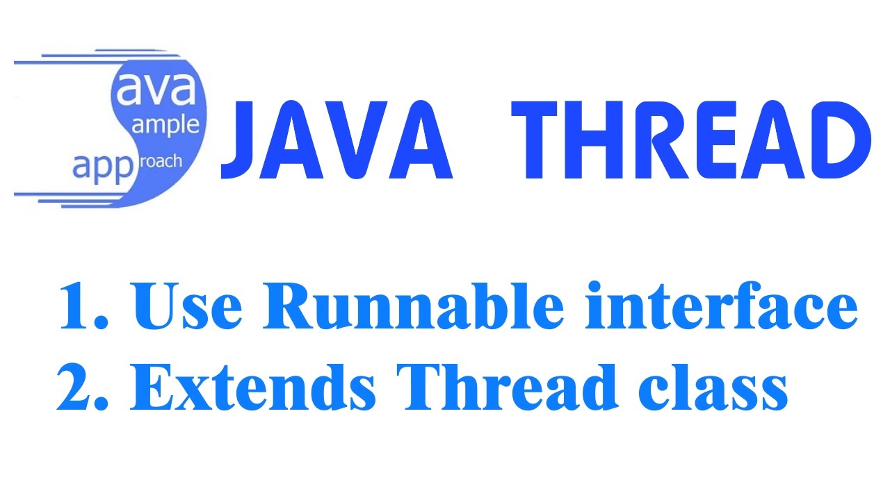 How To Create A Java Thread Youtube