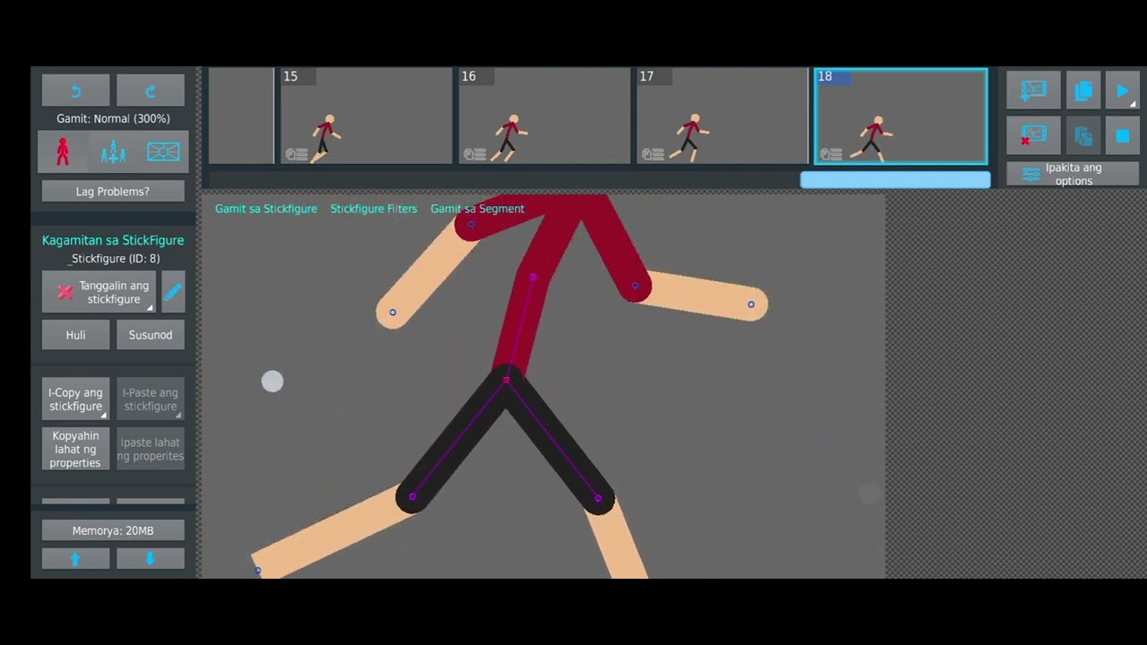 Running Animation 2 Stick Nodes Pro Youtube