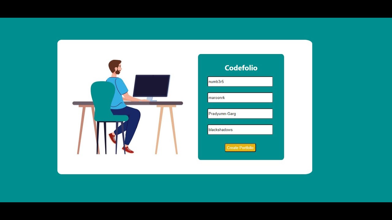 Codefolio Demo Youtube