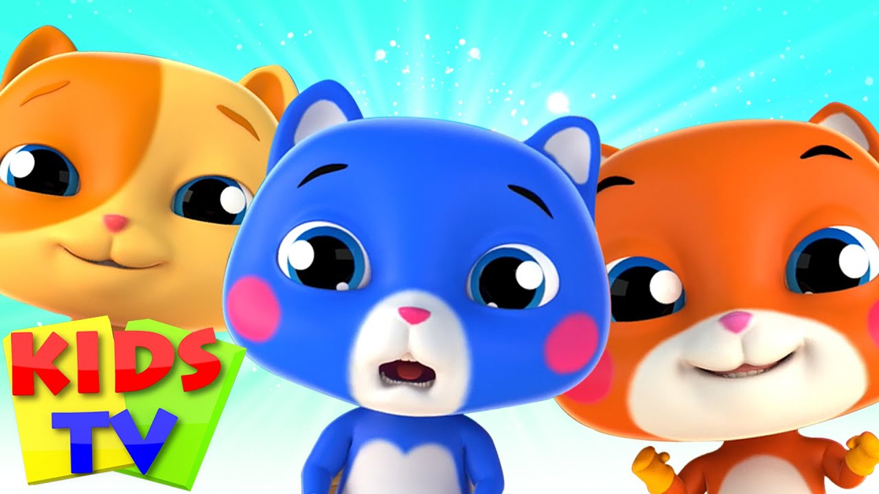Three Little Kittens Bob The Train Kids Tv Nursery Rhymes Cartoon