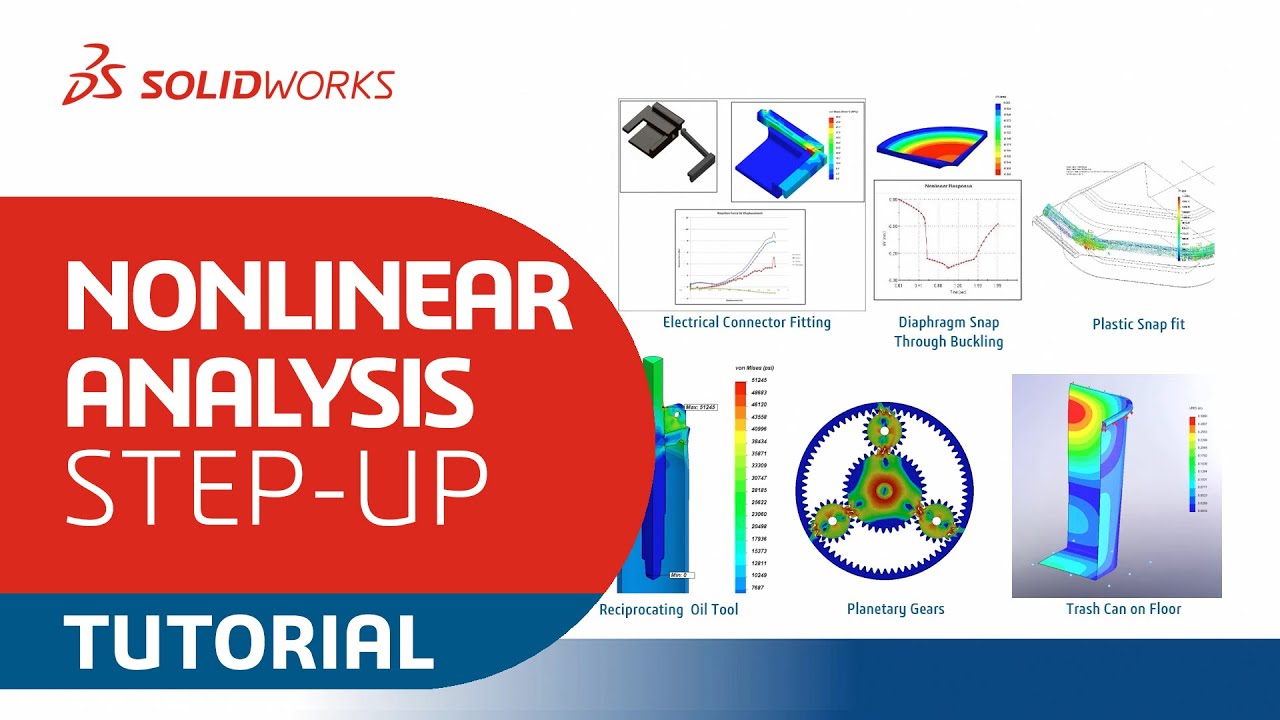 Solidworks Simulation Step Up Series Intro To Nonlinear Analysis Youtube