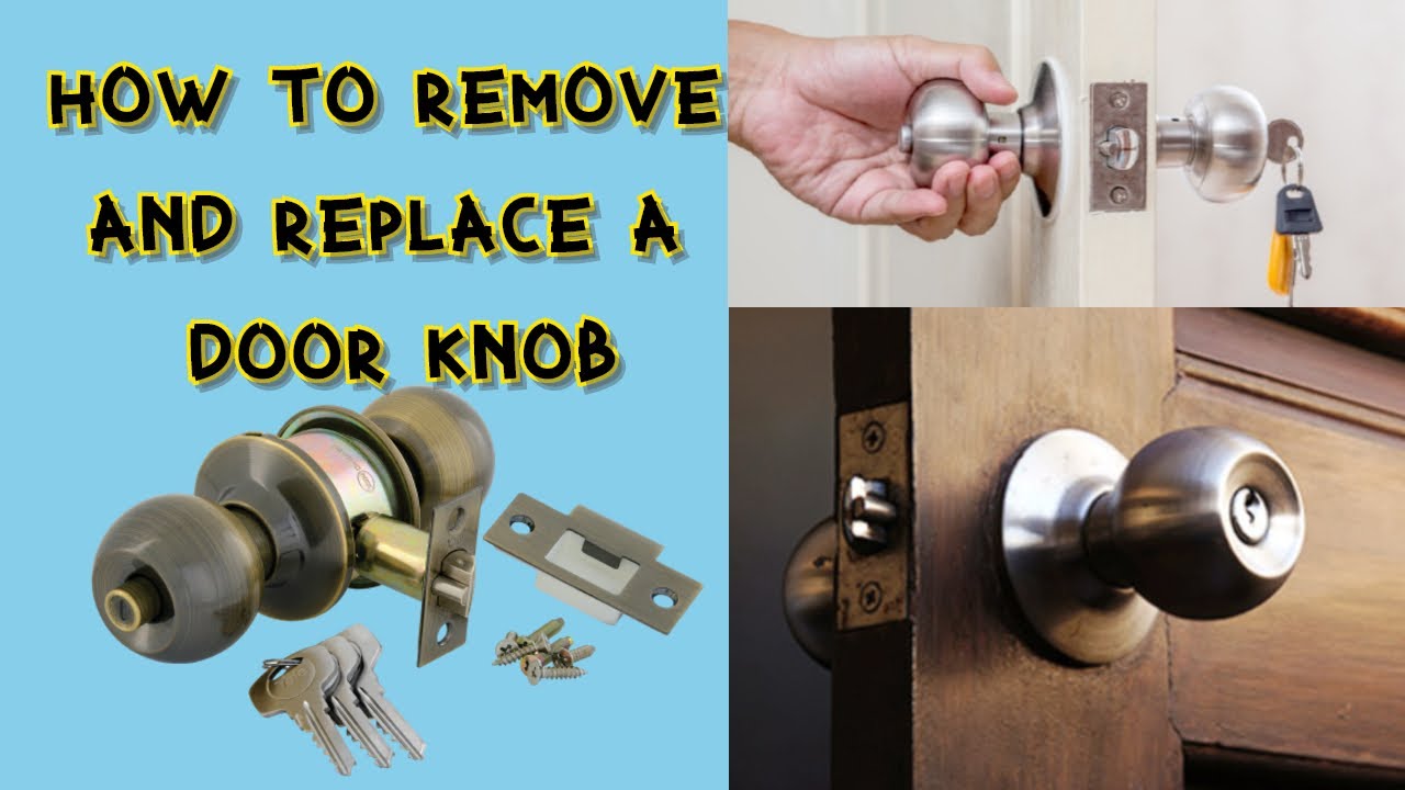 How To Remove And Replace A Door Knob Without Visible Screws