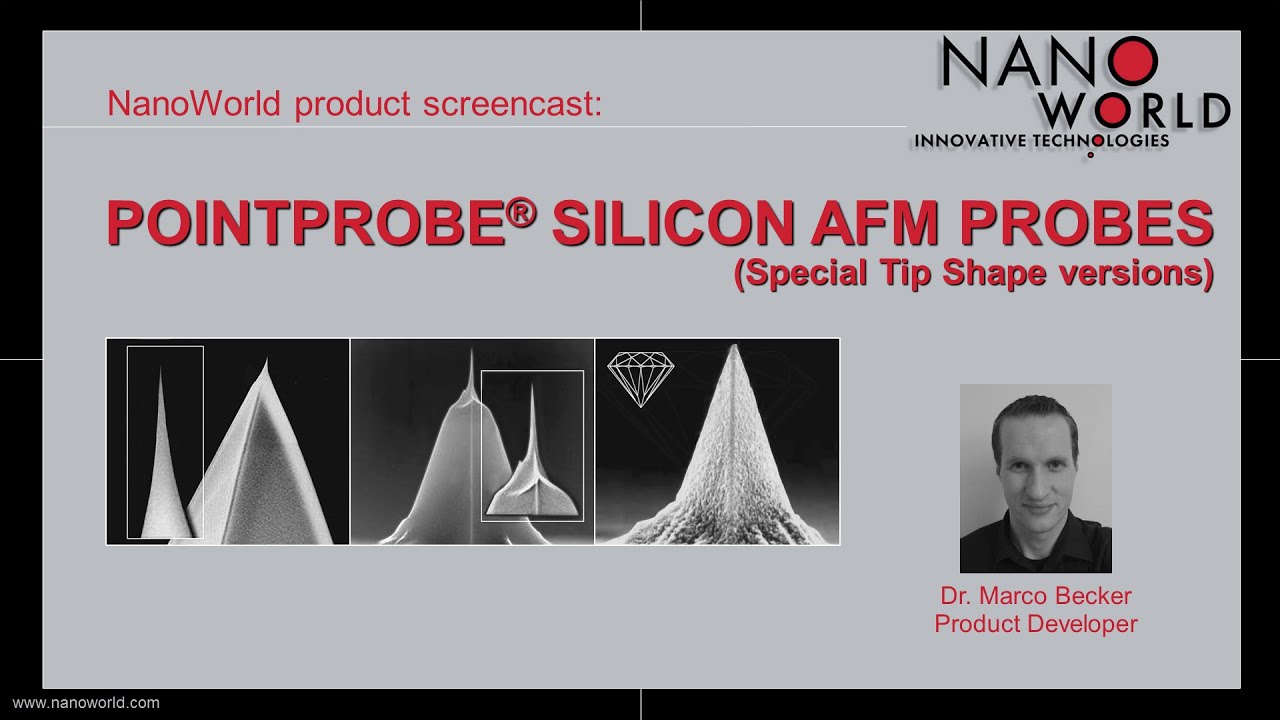 Nanoworld Pointprobe Silicon Afm Probes Screencast Special Tip Shape