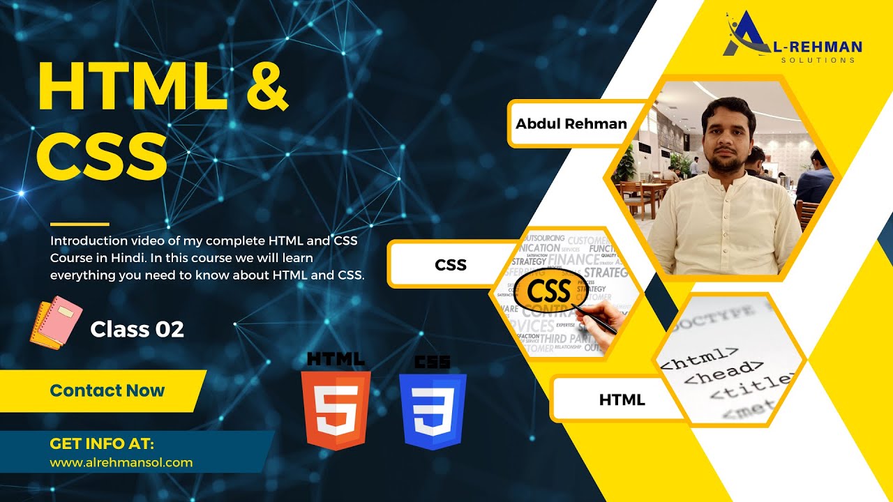 Html Css Introduction Tutorial 02 Youtube