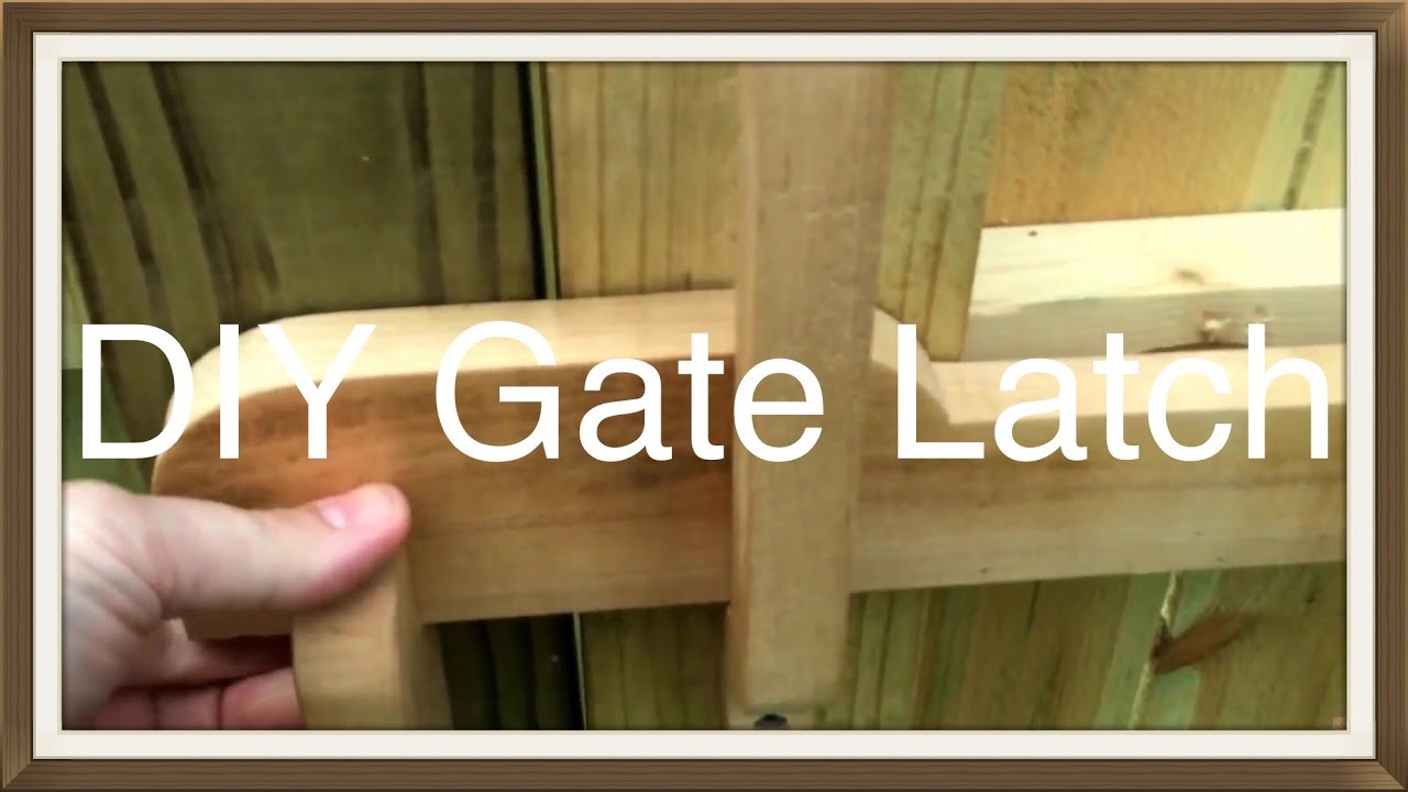 Double Gate Latch Diy