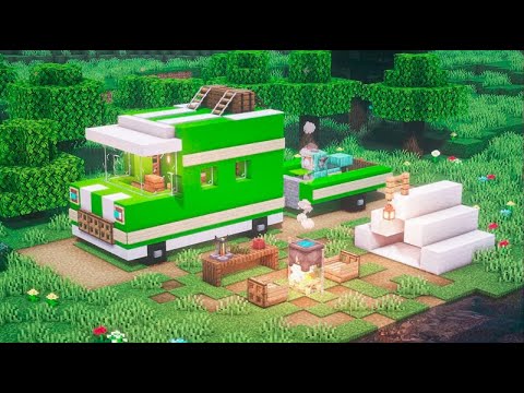 в џпёџ Minecraft Tutorial рџљђ How To Build Camper Van Camping Car рџџ пёџ Youtube