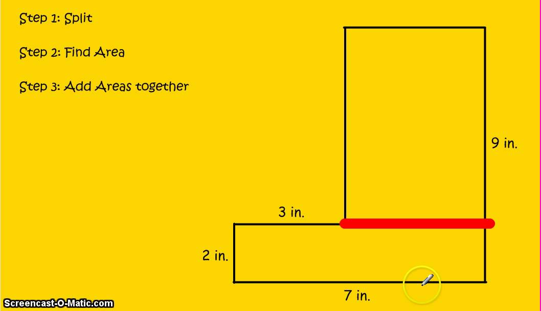 Area For Irregular Shape