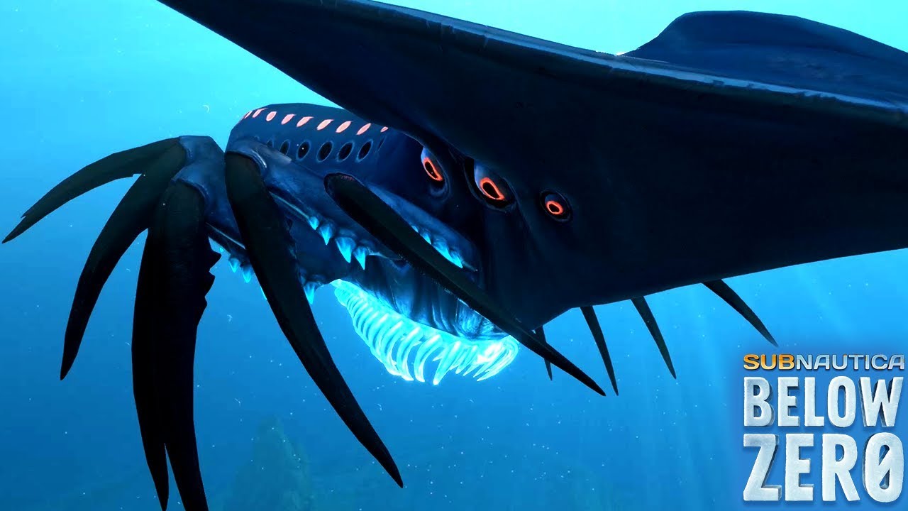 Shadow Leviathan Is In The Game Subnautica Below Zero Youtube