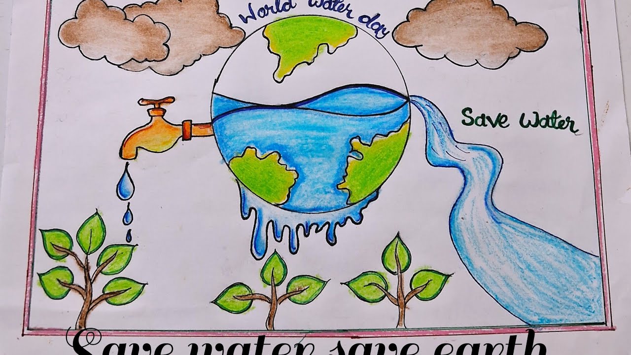 Save Water Save Earth Drawing Pictures Pdf Printable Infoupdate Org