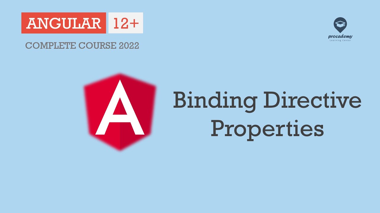 Binding Directive Properties Directives Angular 12 Youtube