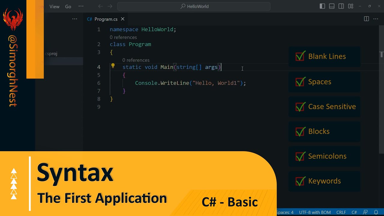 C Tutorial Basic 008 Syntax Youtube