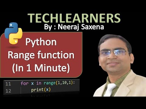Python Range Function In 1 Minute Youtube