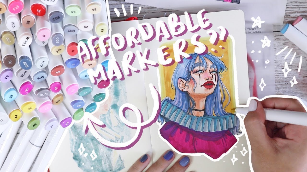 Drawing With Ohuhu Markers Finally Review Youtube