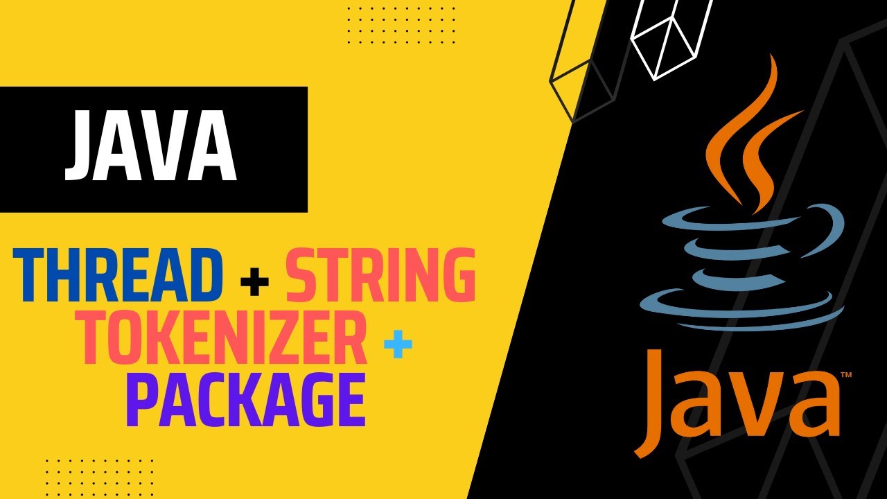 Java Thread String Tokenizer Package Youtube