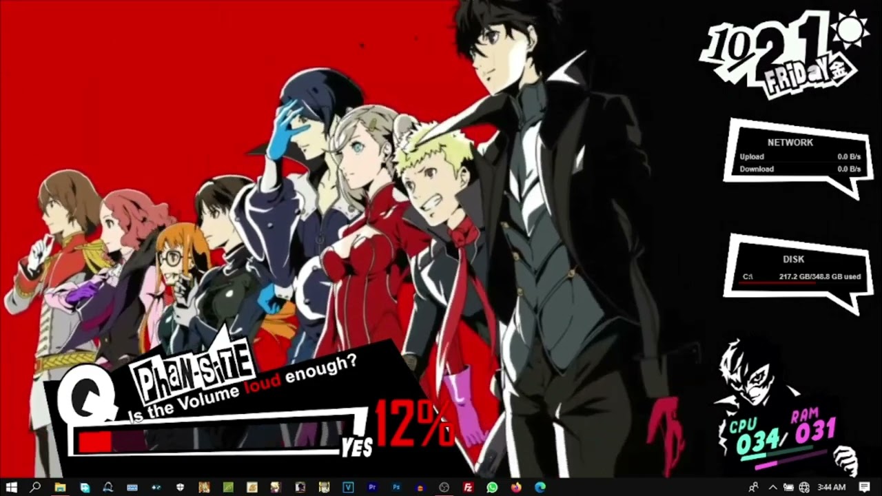 Some Persona 5 Live Wallpapers I Ve Made Youtube