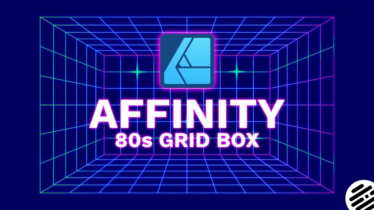 Affinity Designer Tutorial 1980s Retro Grid Box Youtube