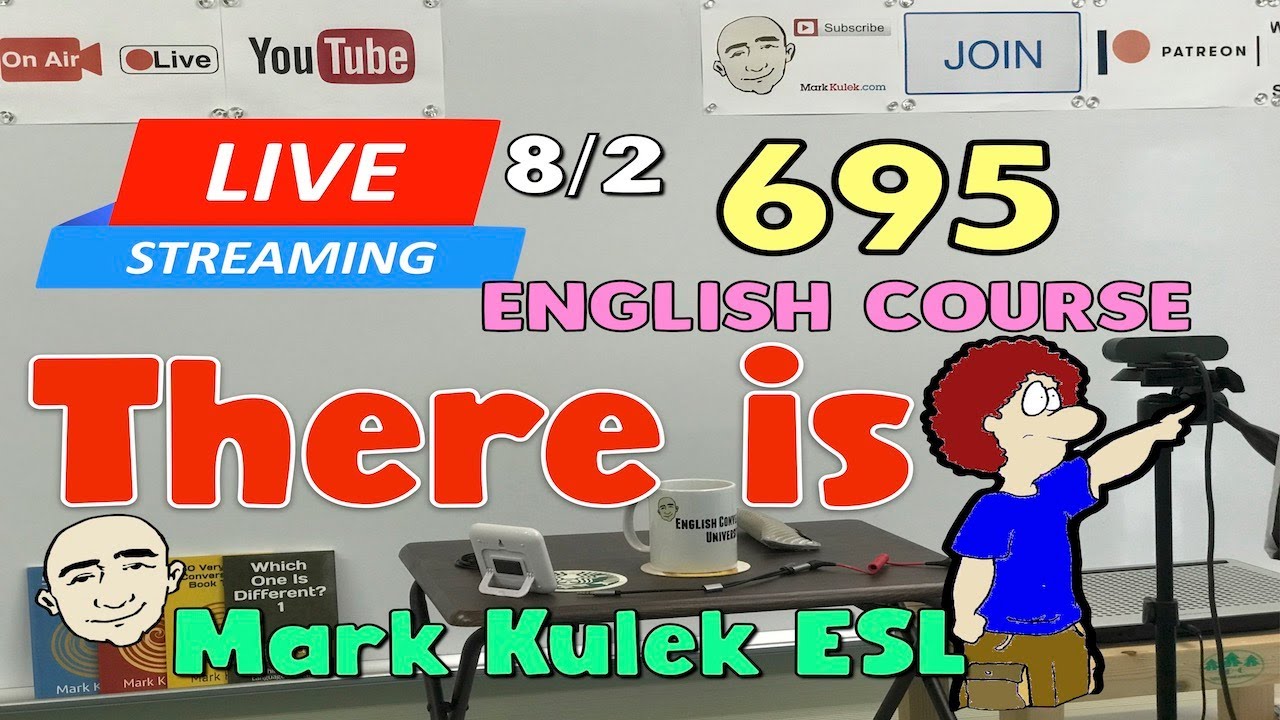English Class 695 Live Stream English Class Mark Kulek Esl Youtube