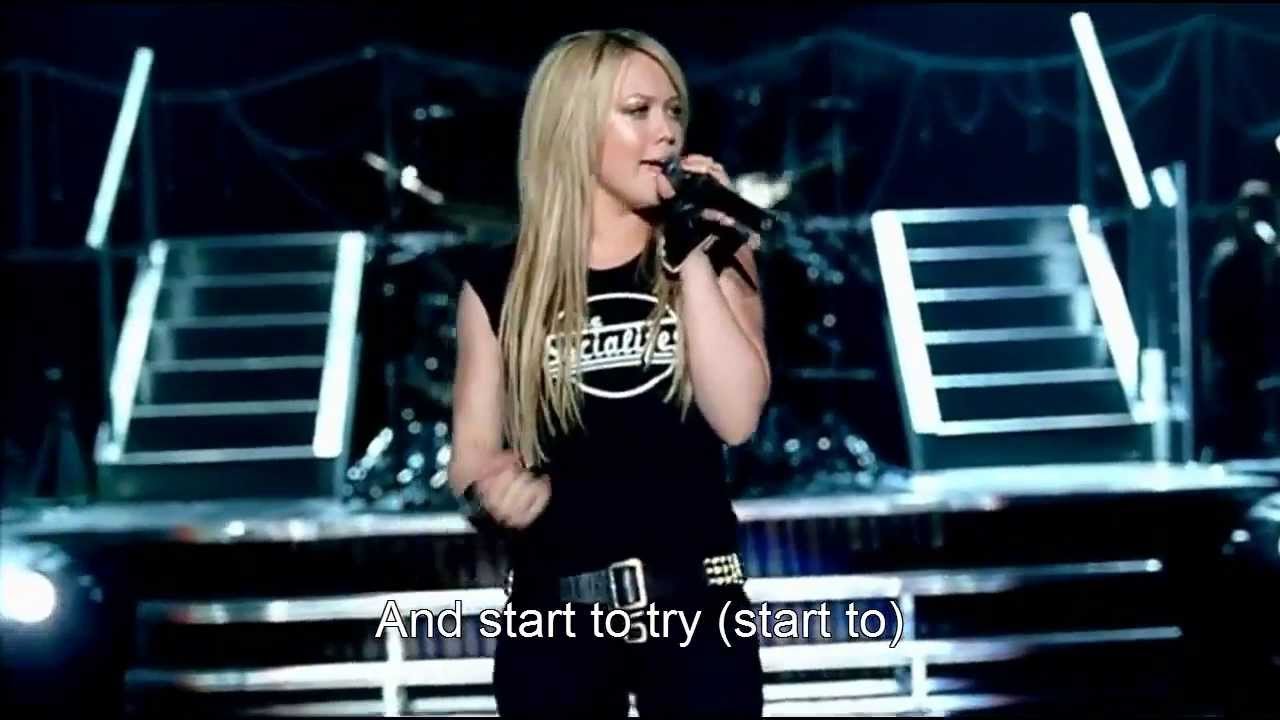 Hilary Duff Fly Hd Music Video Lyrics Youtube