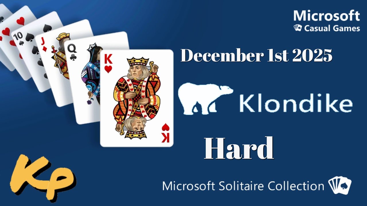 Microsoft Solitaire Collection Daily Challenge Klondike Hard