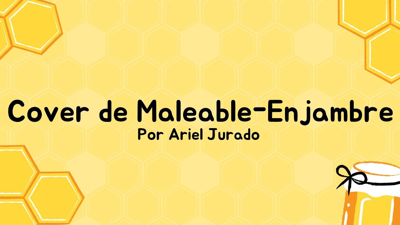 Maleable Enjambre Cover Por Ariel Jurado Youtube