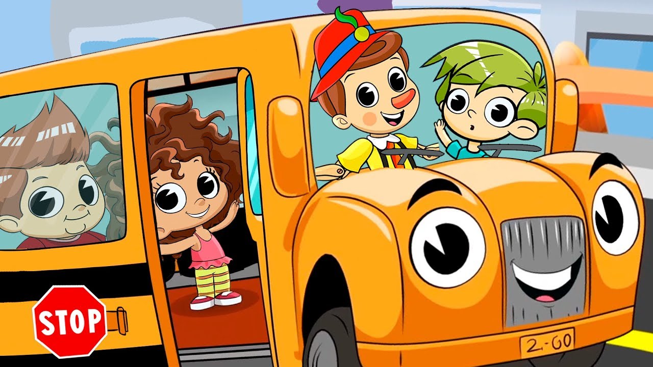 Las Ruedas Del Autobús Canciones Infantiles Youtube