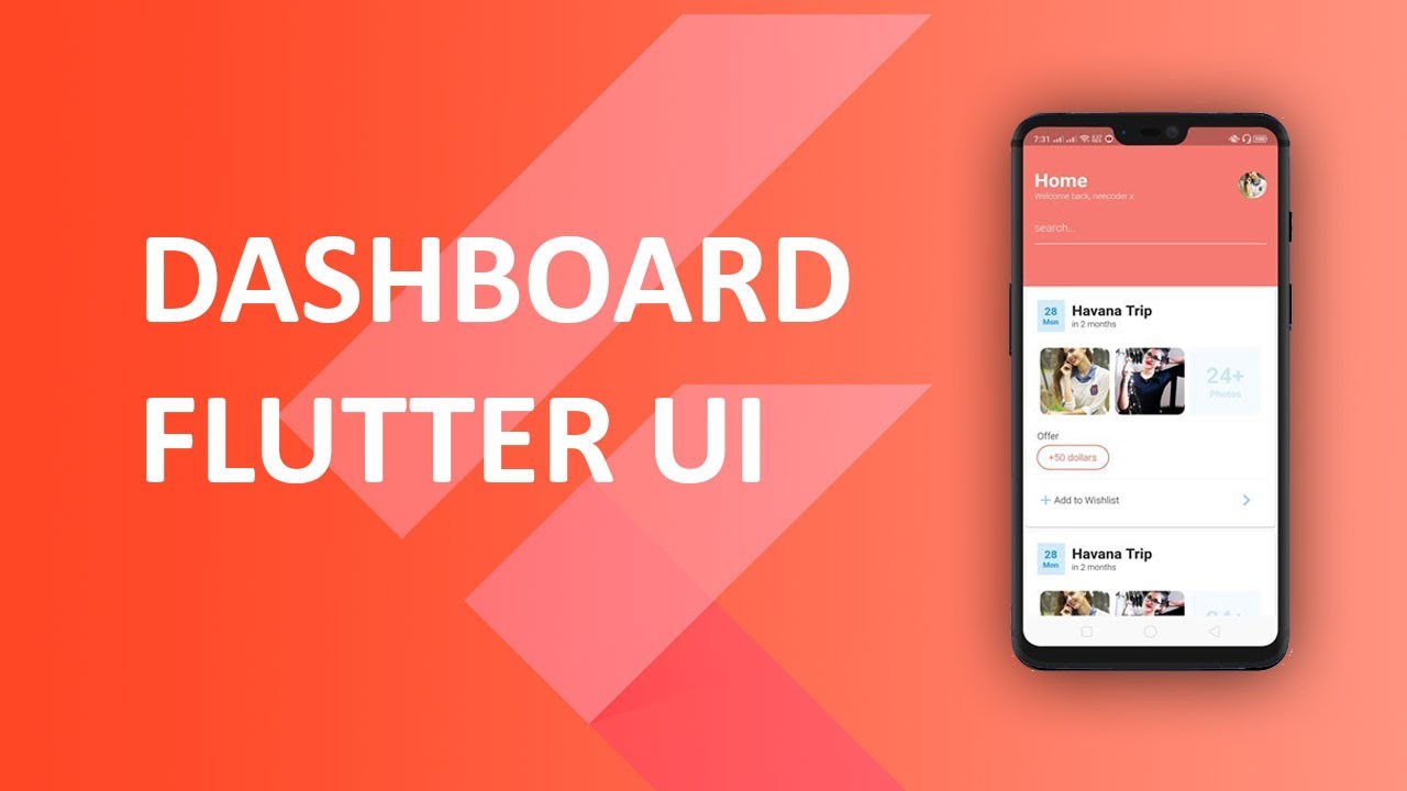 Flutter Dashboard Ui Speed Code Youtube