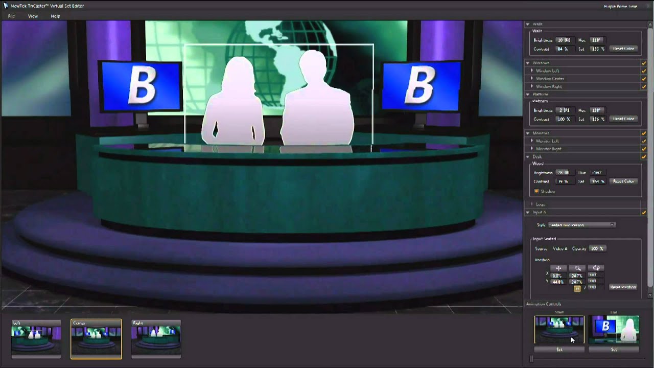 Tricaster Virtual Sets