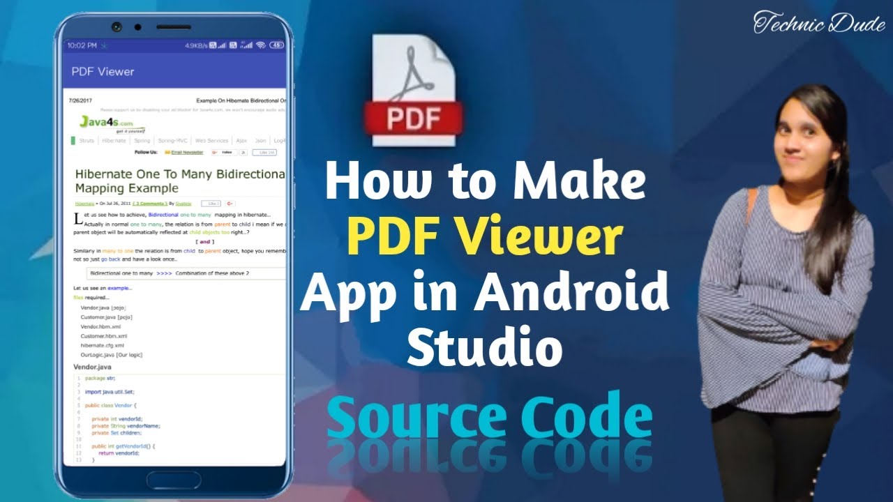 How To Create Pdf Viewer App In Android Studio Youtube