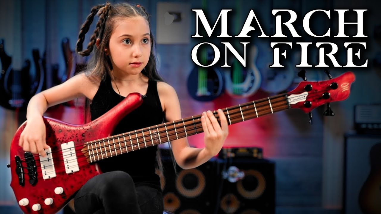 Ellen Alaverdyan March On Fire Bass Cover Youtube