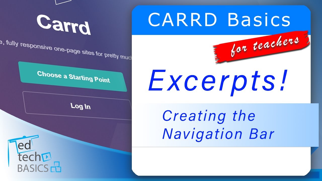 Lesson 13 Creating The Navigation Bar In Carrd Youtube