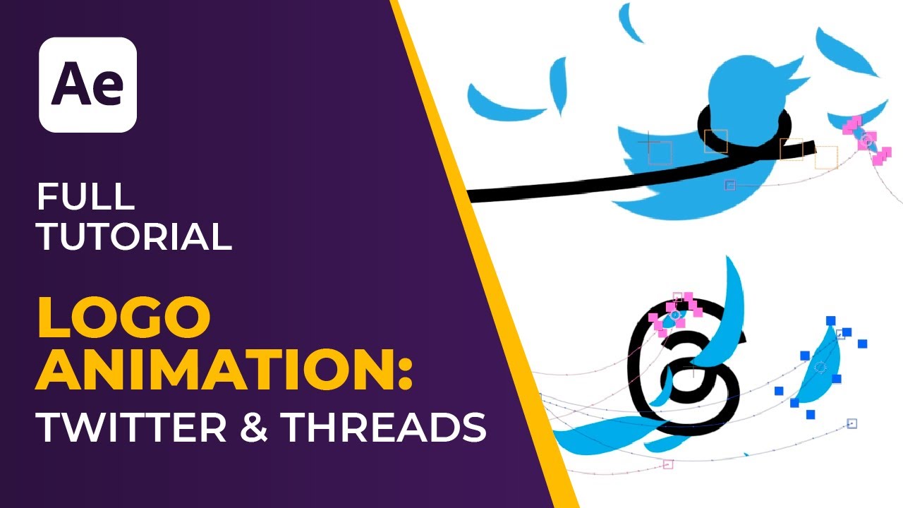 After Effects Tutorial Pro Logo Animation Twitter Threads Youtube