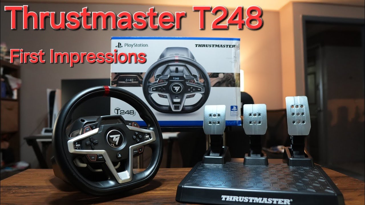 Thrustmaster T248 Unboxing Setup First Impressions Review In Progress