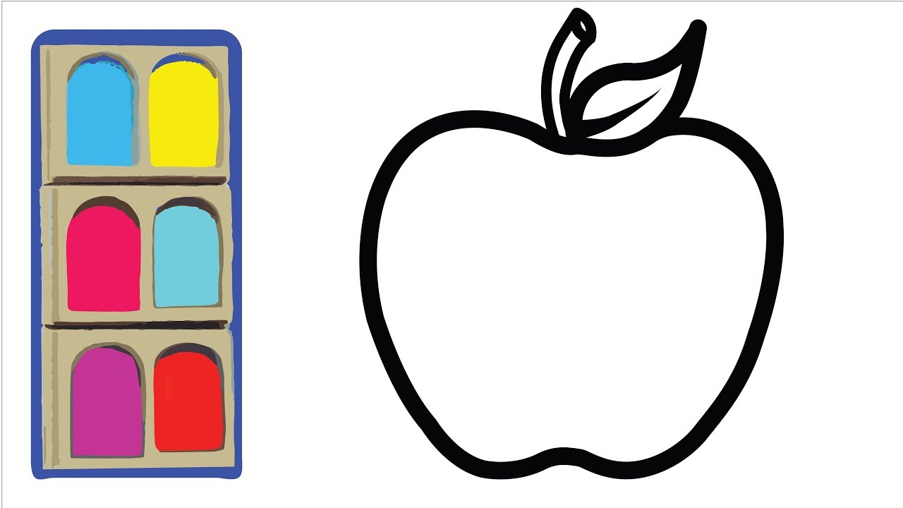 Dibujo De Manzana Para Niños Como Dibujar Una Manzana Paso A Paso Y
